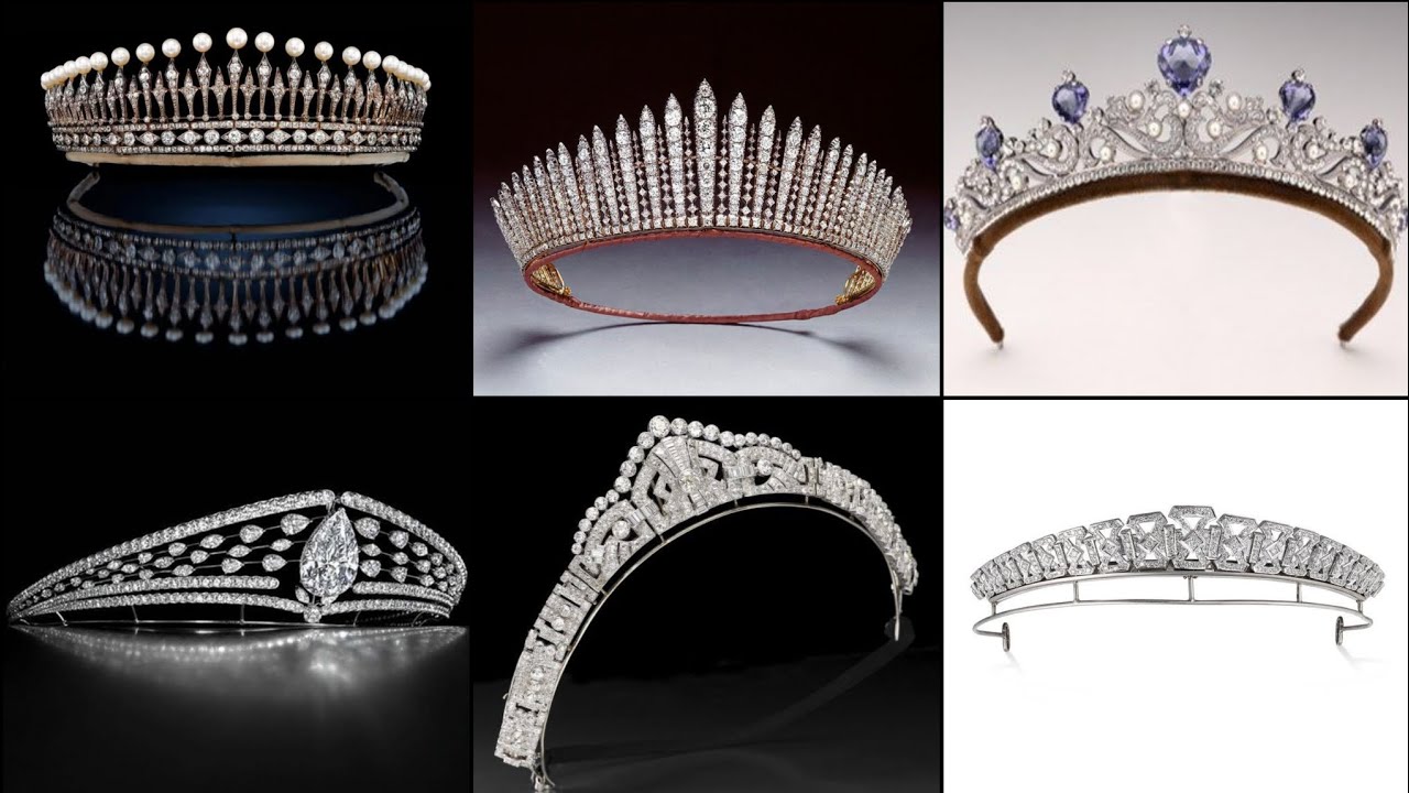 Royal Family Jewellery collection Daimond Tiara's Design - YouTube