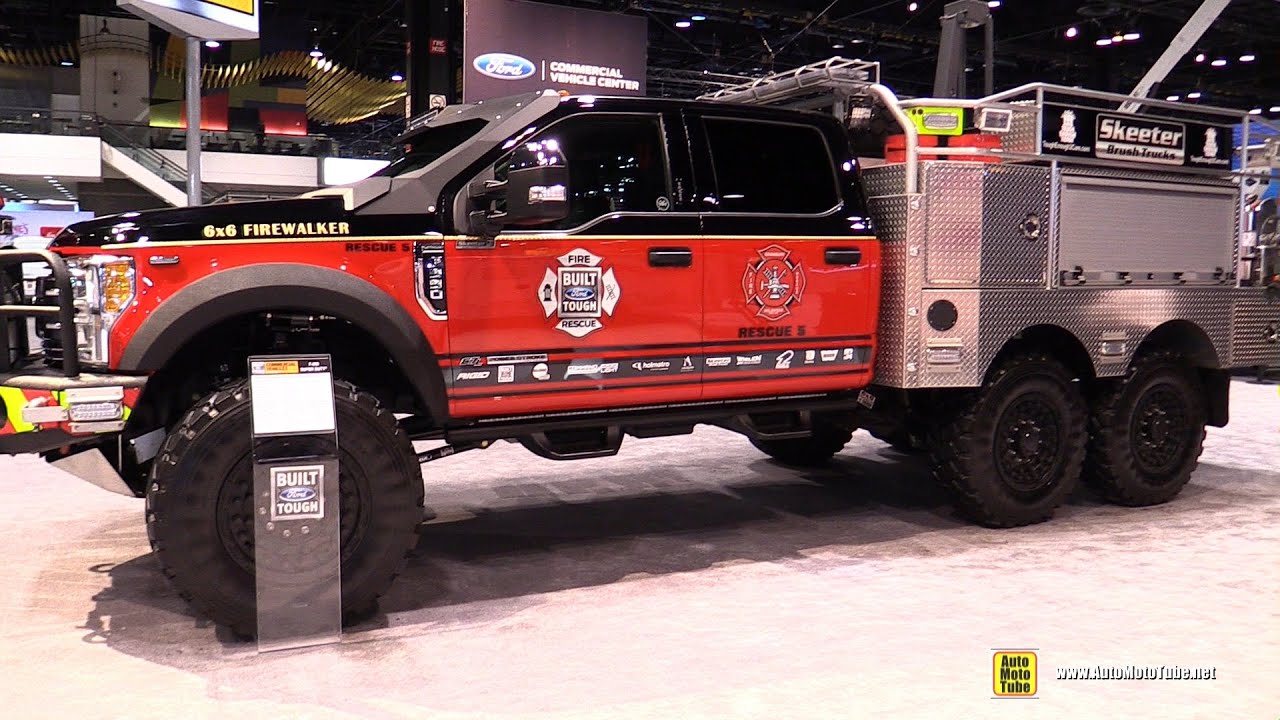 2019 Ford F550 Super Duty Fire Truck Walkaround - Exterior Tour - YouTube