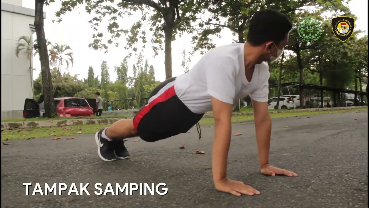 [Seleksi Paskibraka] Contoh Gerakan Samapta Push Up Putra - YouTube