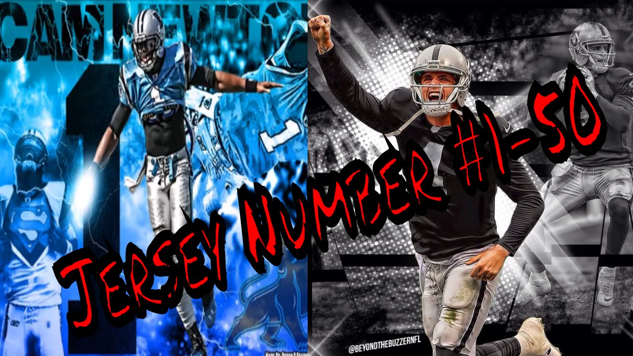 NFL Best Players By Jersey Number! #1-50! Part.1 - YouTube