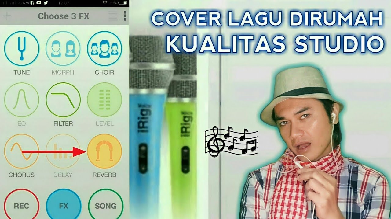 Cara Buat Cover Lagu pakai HP + suara Jernih! - YouTube