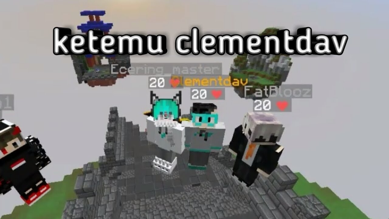 Minecraft bedwars tapi ketemu @clementdav - YouTube