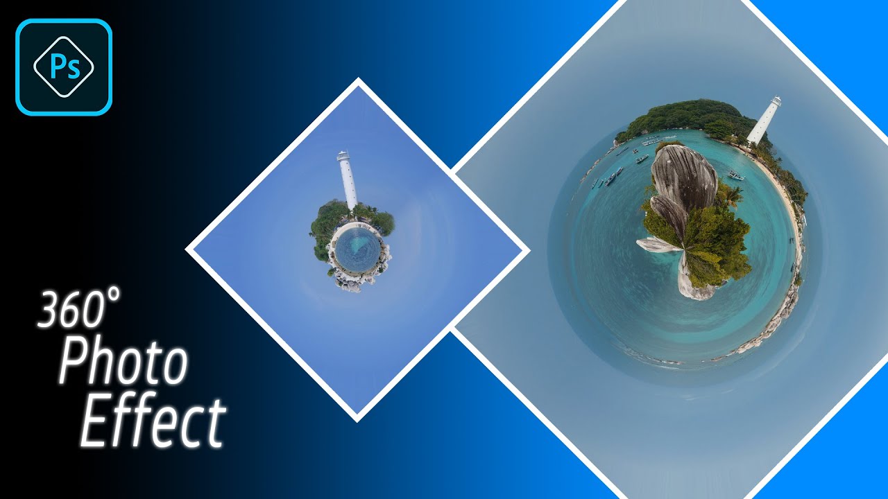 Photo 360 Effect Photoshop Tutorial - YouTube