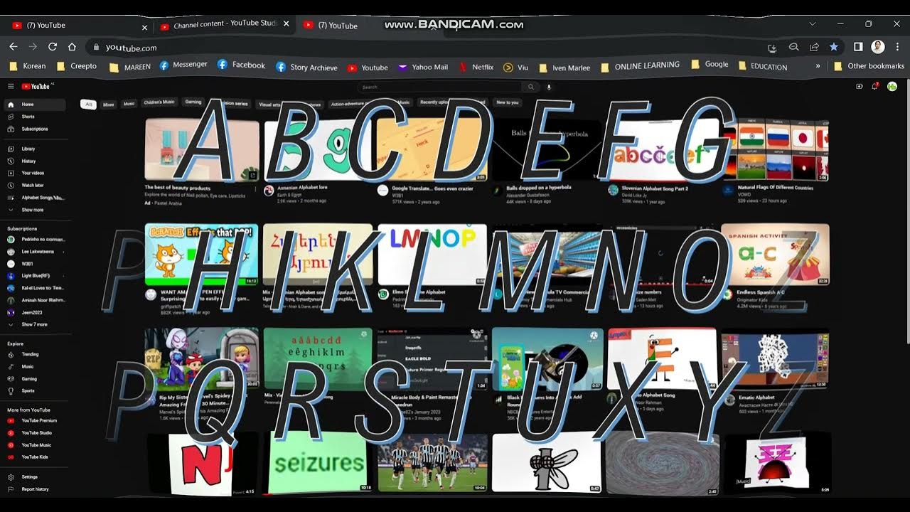 Latin Alphabet Song - YouTube