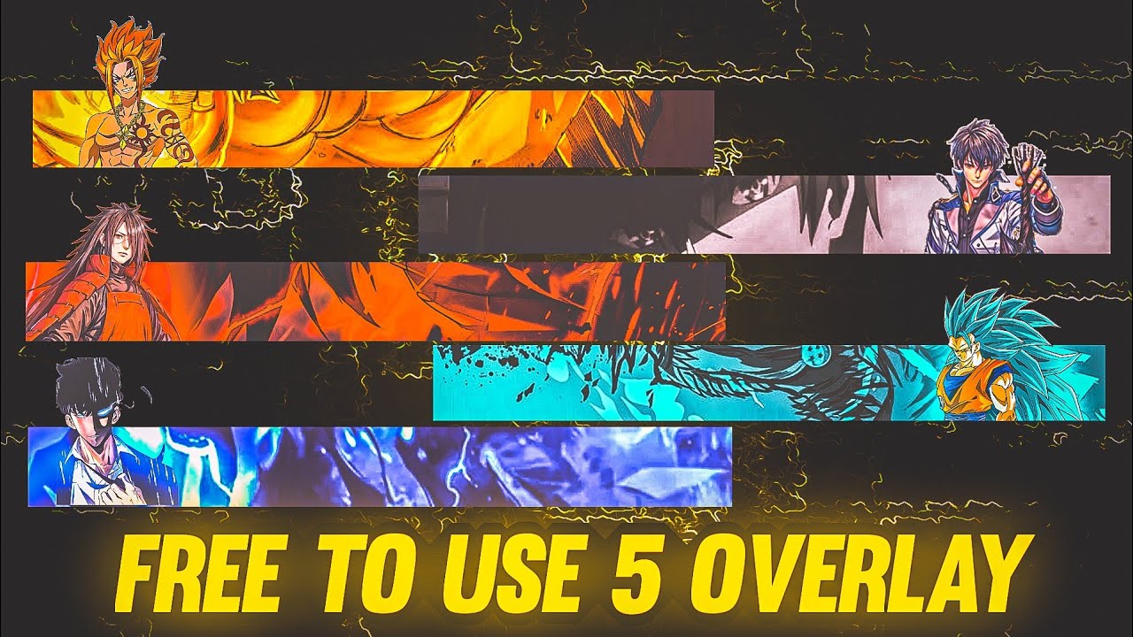 FREE ANIME OVERLAYS PACK || LINK IN DESCRIPTION - YouTube