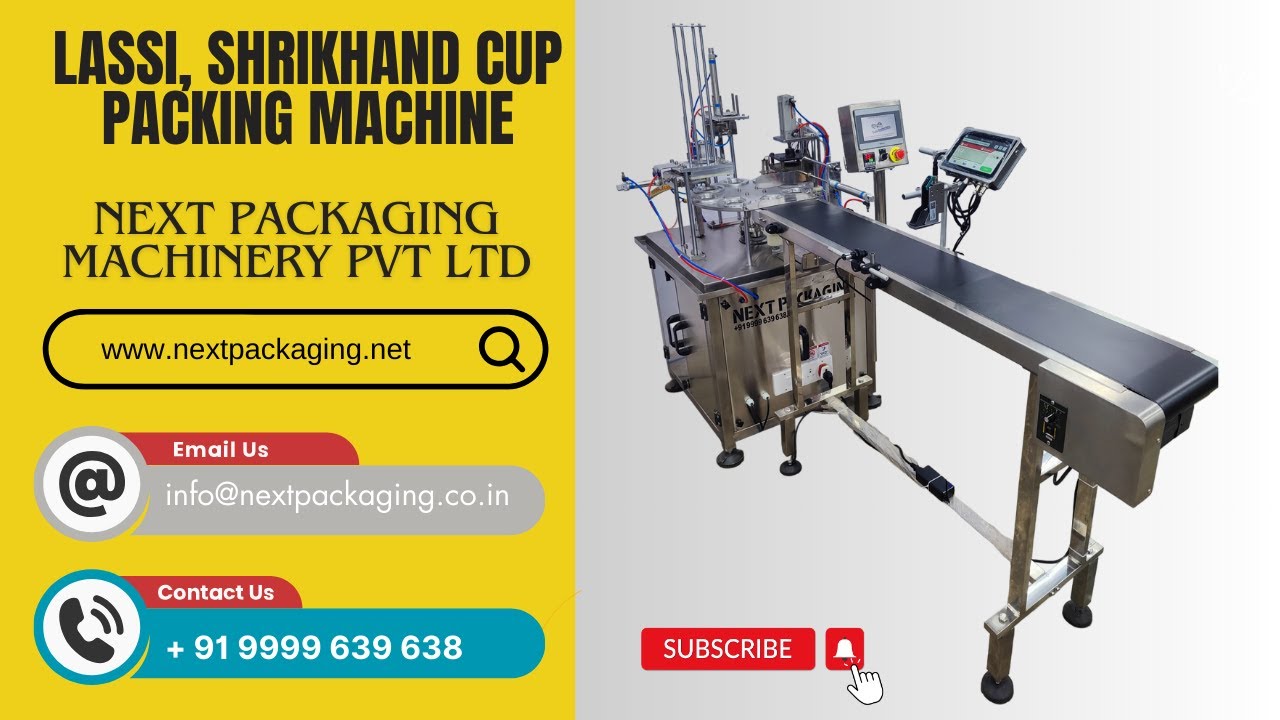 Cup Packing Machine | curd cup packing machine | plastic cup sealing ...
