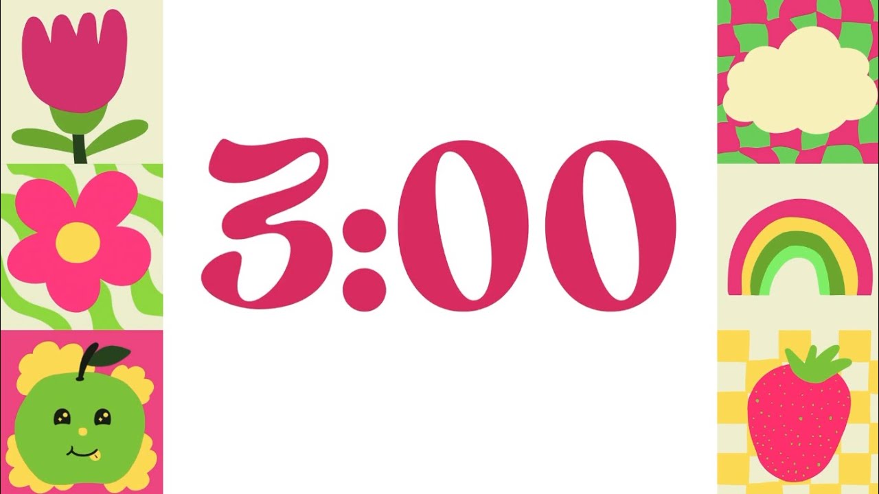 3-Minute Cute Classroom Timer with Lofi and Chime ⋆౨ৎ˚ ˖ ࣪ - YouTube