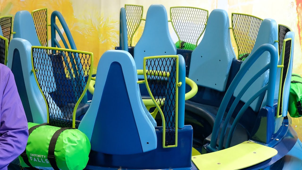 Infinity Falls ride vehicle unveiled from SeaWorld Orlando at IAAPA ...
