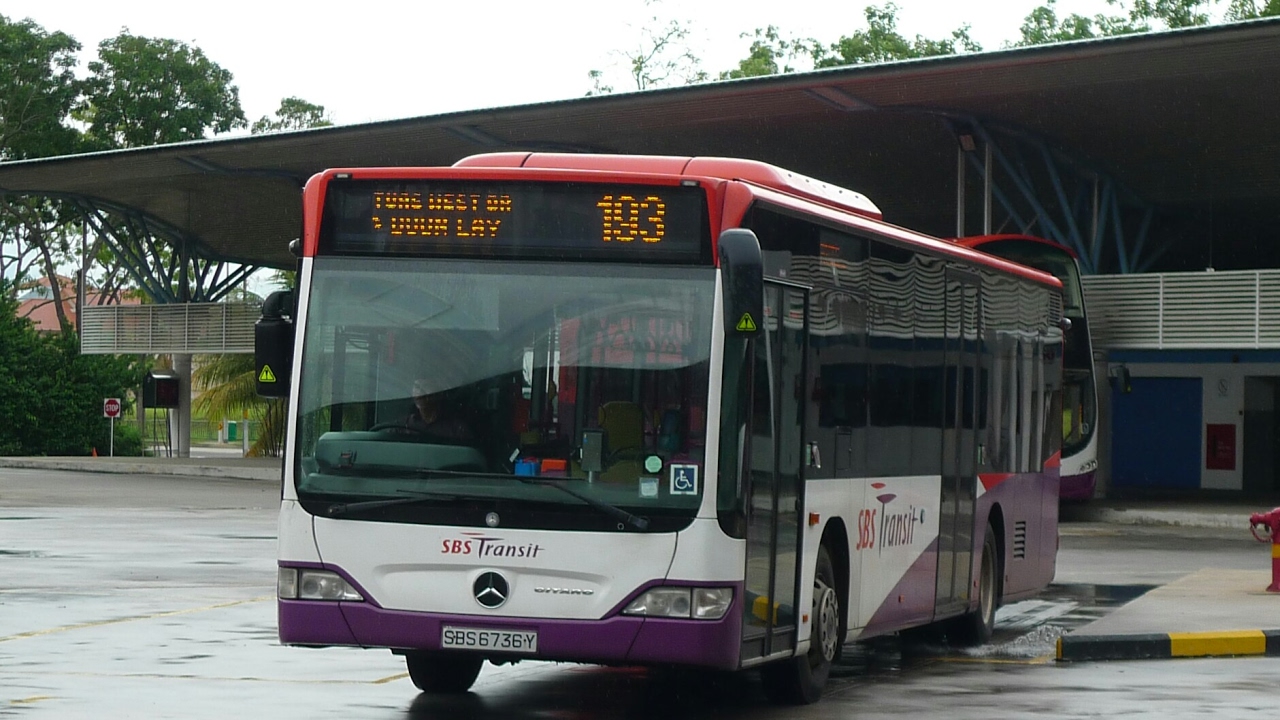 SBS Transit Bus service 193, SBS6736Y (Hyperlapse) - YouTube
