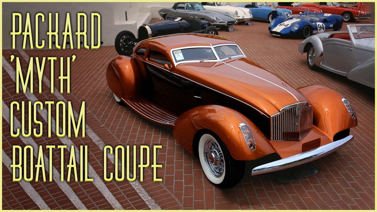 1934 Packard 'Myth' Custom Boattail Coupe: The Sculpture That Actually ...