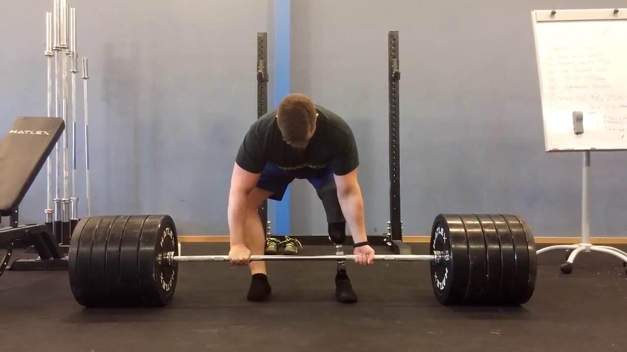 Amputee Deadlift 240 kg / 529 lbs - YouTube