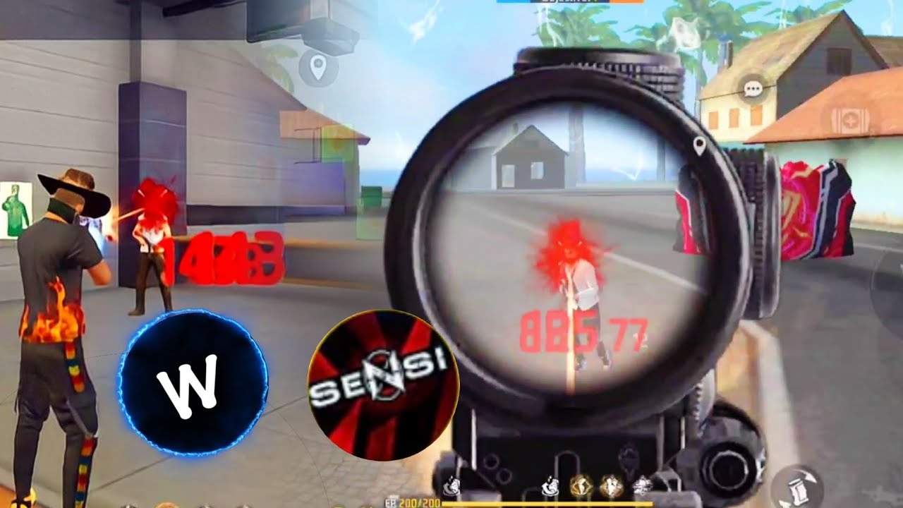 No skill sensi😱2x aimbot @WhiteFF - YouTube