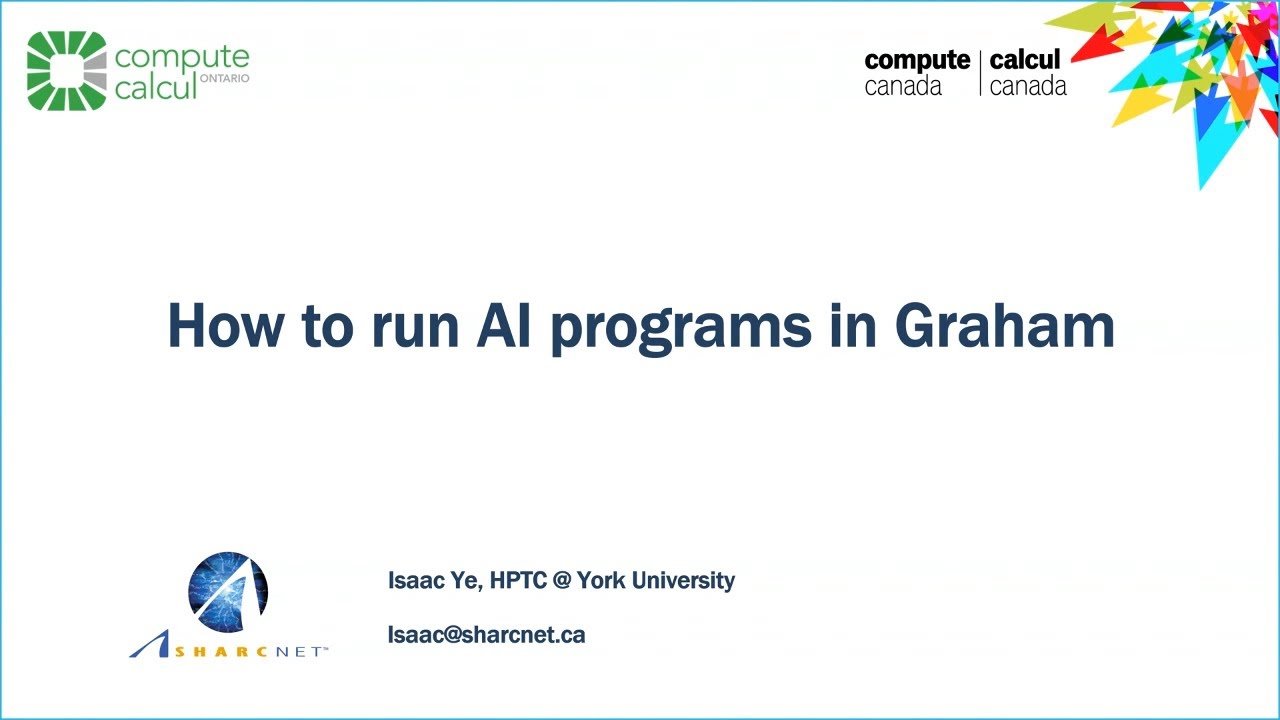 How to run AI programs in Graham - YouTube