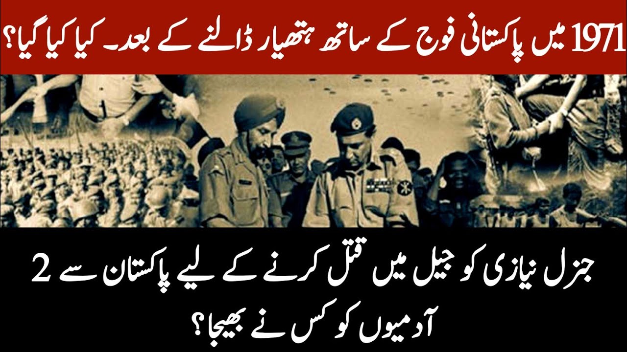 What happened to the Pakistan Army after the 1971 surrender? - YouTube