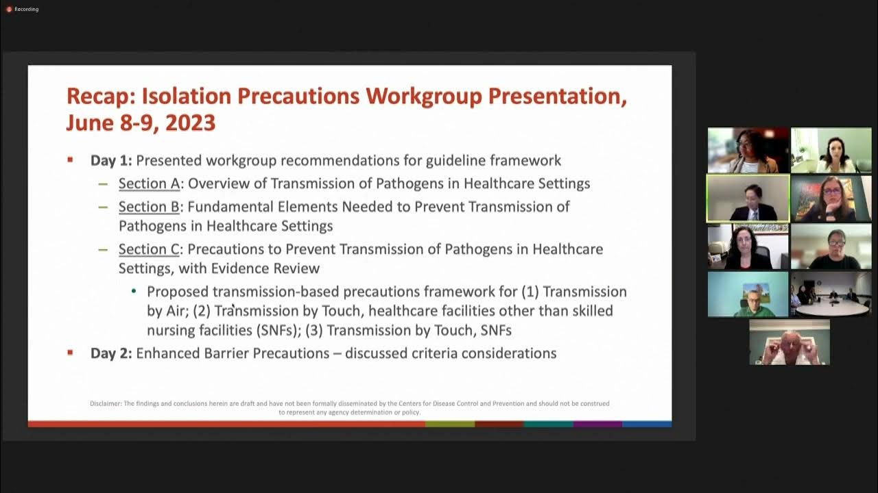 CDC HICPAC Meeting – Aug 22, 2023 - YouTube