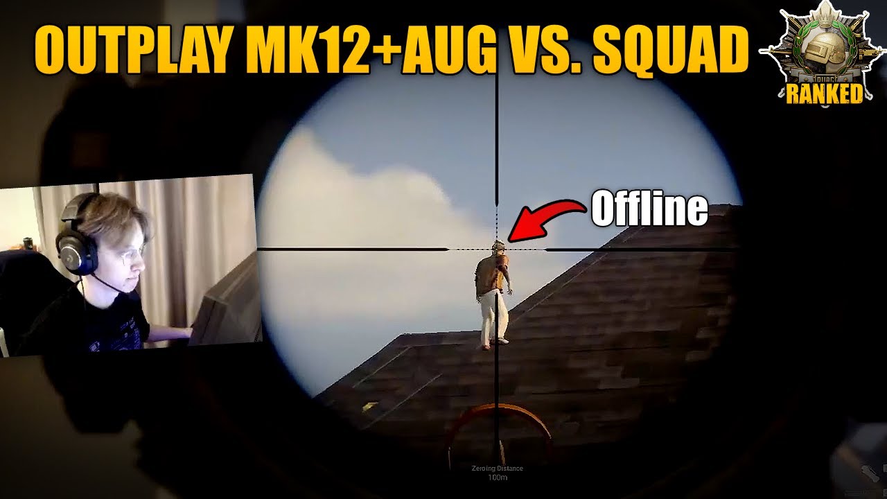 XMPL outplays MK12+AUG vs Casual Players in the PUBG Ranked - YouTube