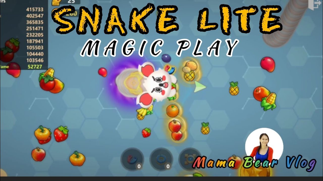 Snake Lite 🐍 Game #16 | Magic Play | Best Slither Snake Gameplay # ...