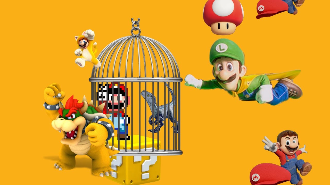 bowser captura a Mario y Veloz - YouTube