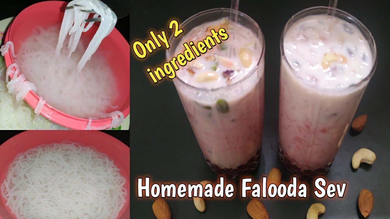 अब Falooda Sev बनाएँ घर पर बिना किसी झंझट के , सिर्फ 2 ingredients के ...