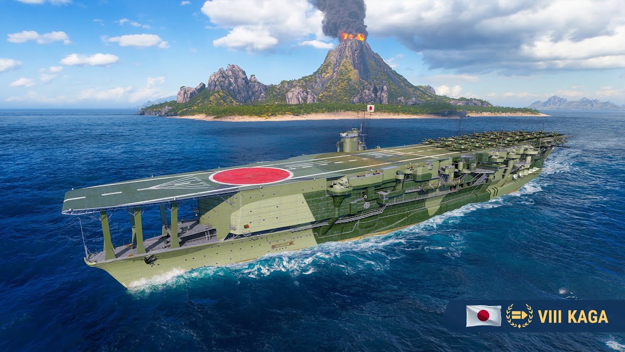 Join World of Warships! - [264] - Kaga, best T8 CV - YouTube