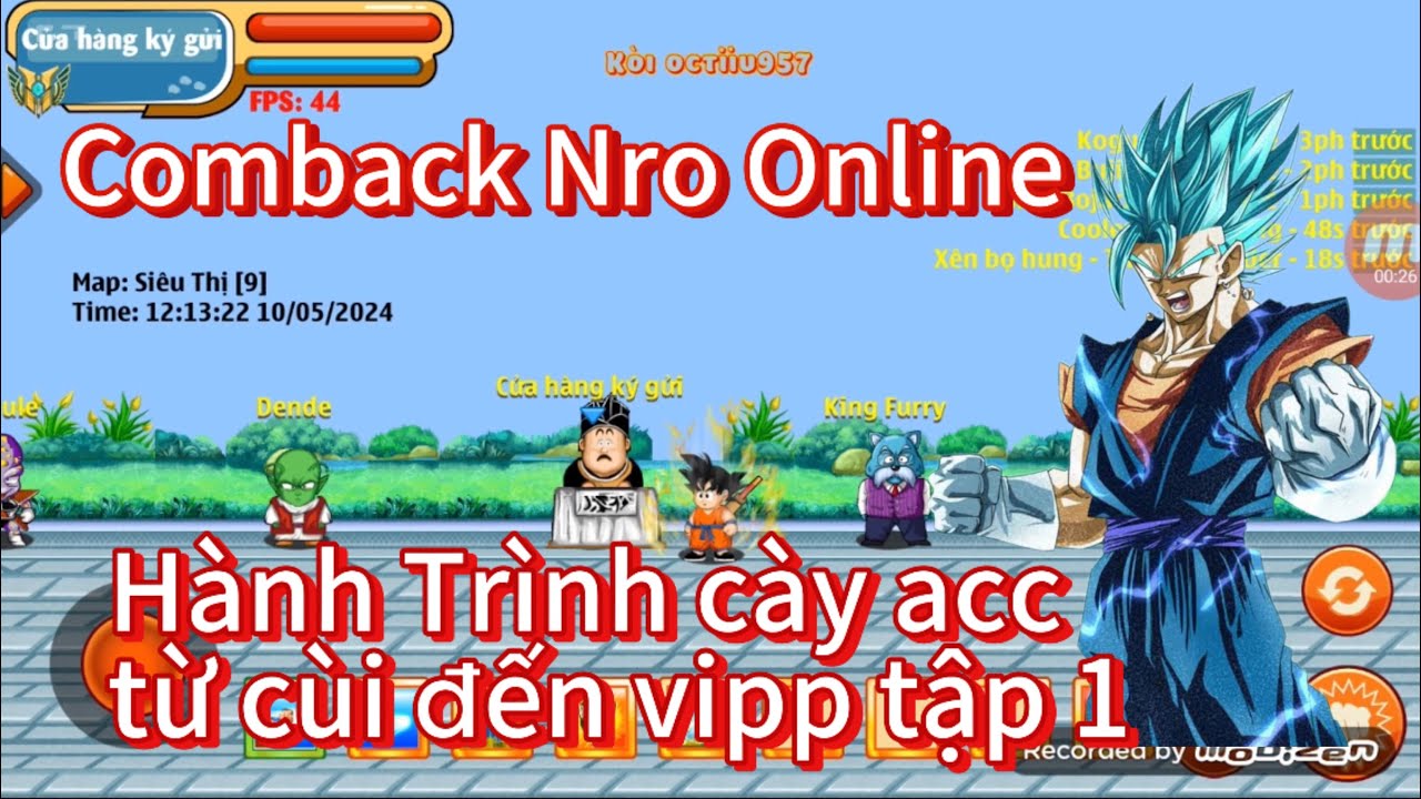 Ngọc Rồng Online - Comback nro online và hành trình mới tập 1 - YouTube