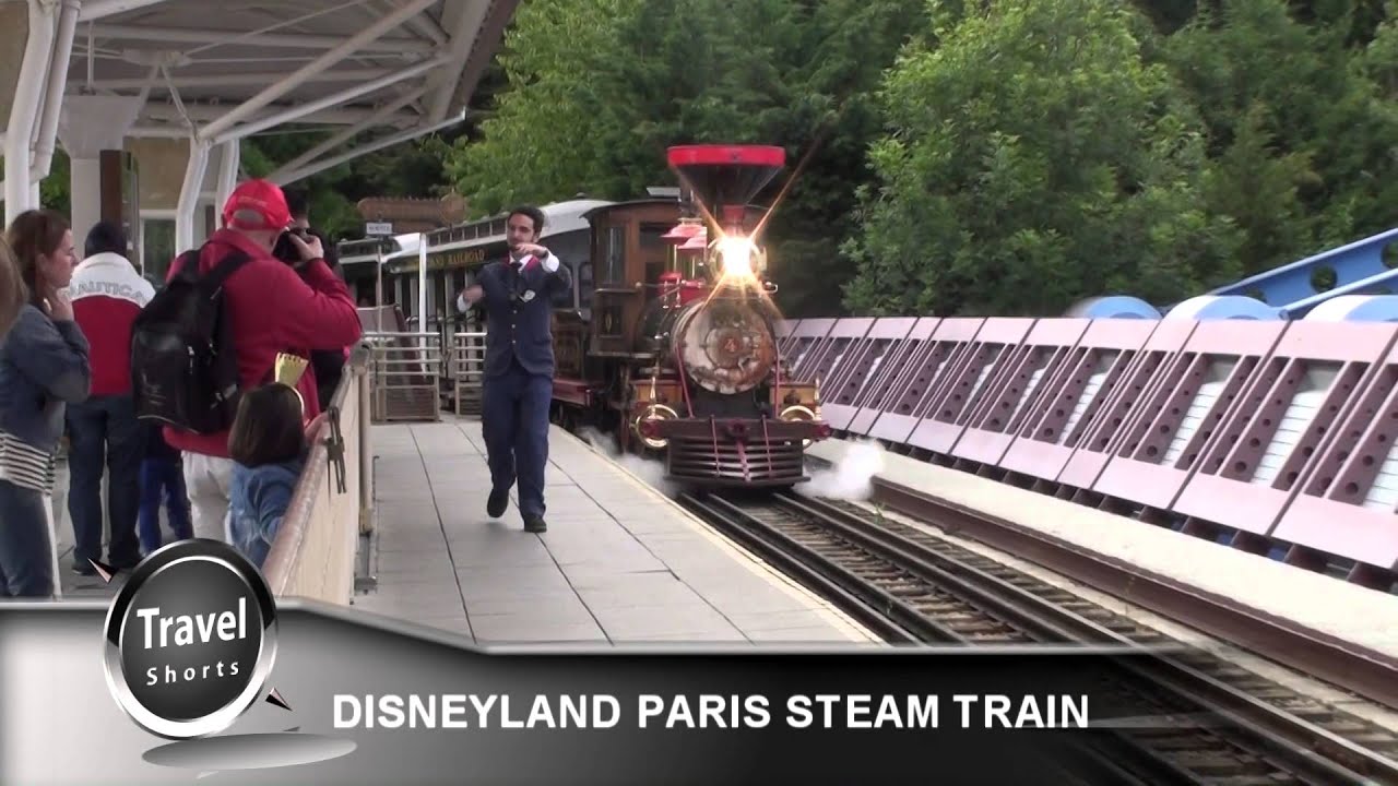 Disneyland Railroad Steam Train - Disneyland Paris - YouTube