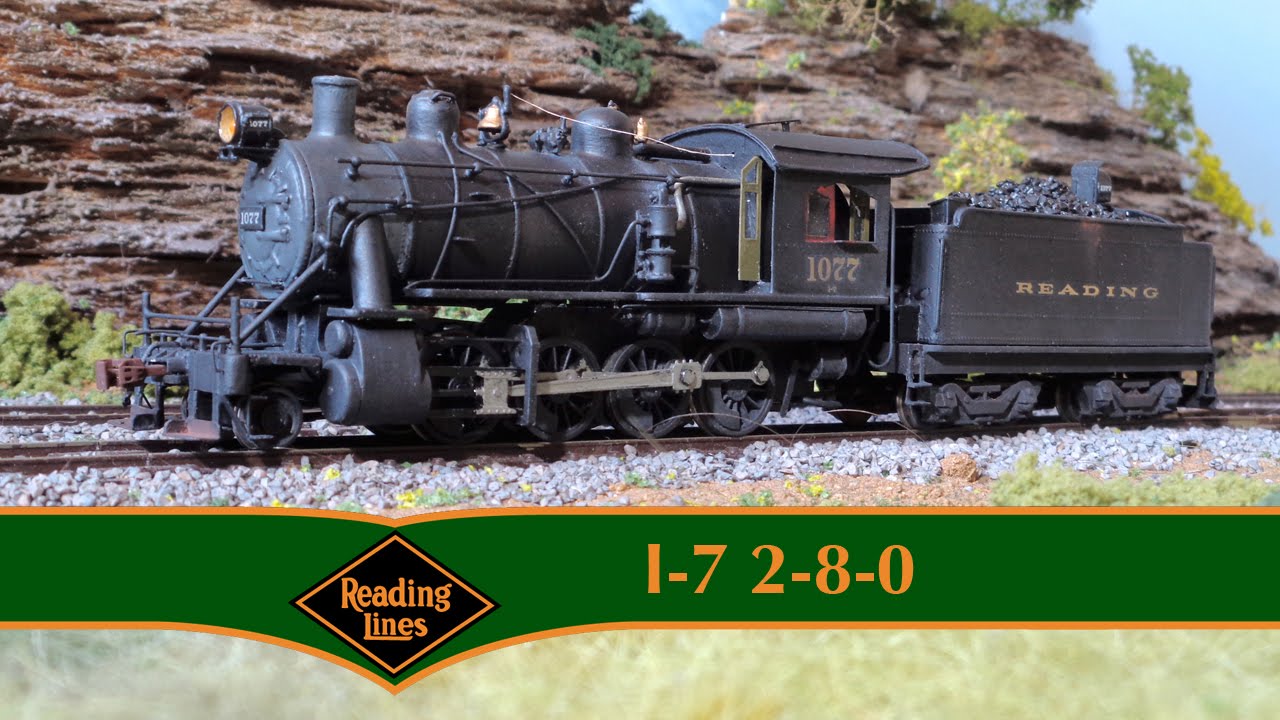 Reading Railroad I-7 2-8-0 scratch bash - YouTube