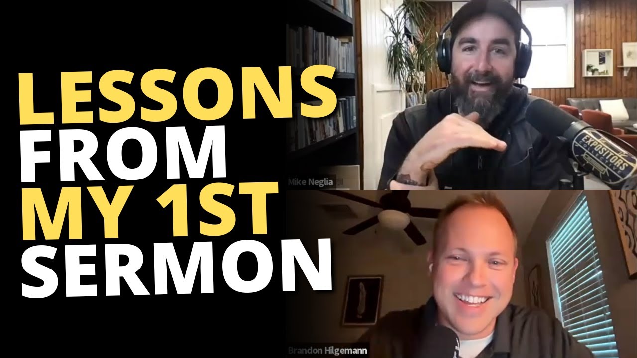 Preaching Lessons From My First Sermon - YouTube