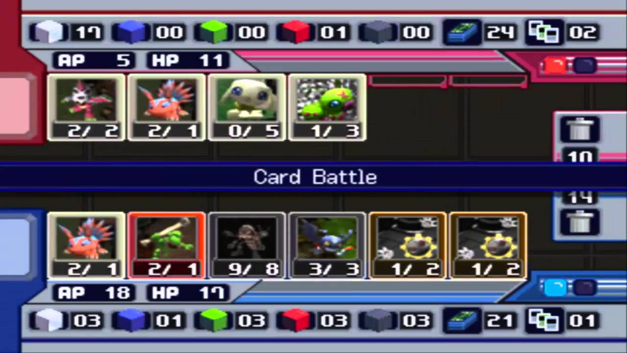 Digimon World 3 Playthrough pt 2: Digimon Card Game...what fun T_T ...