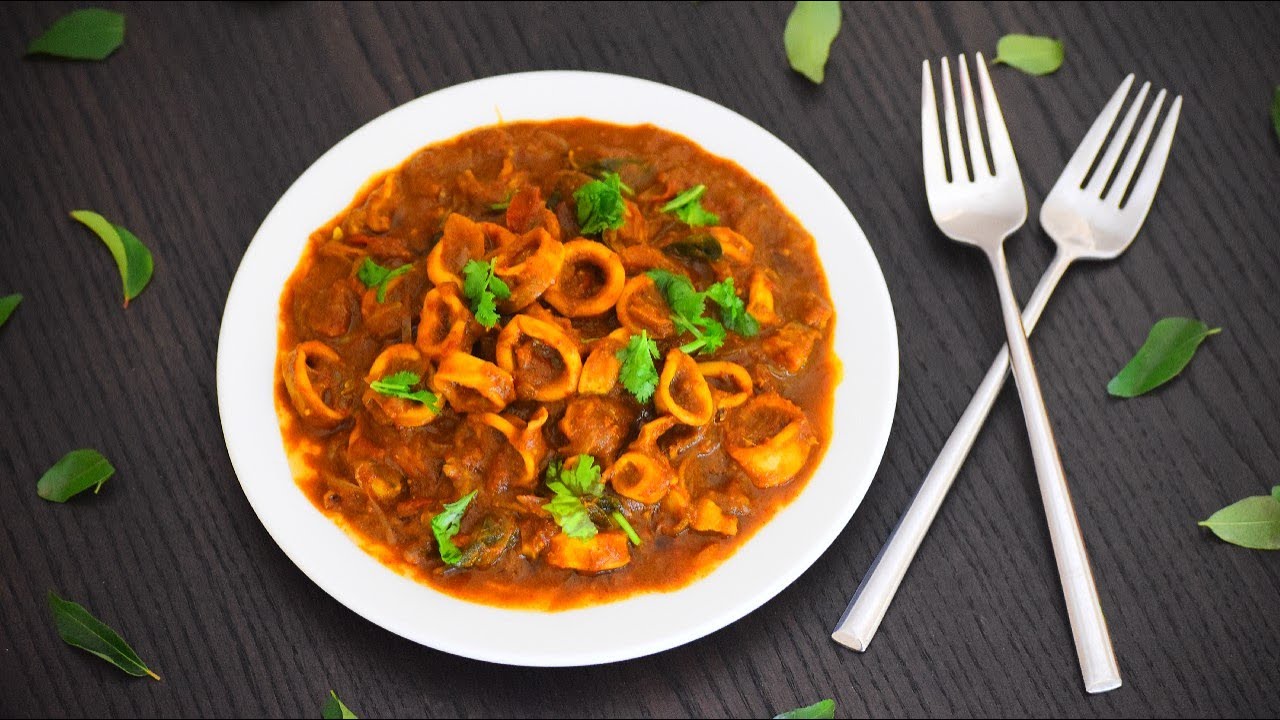 Squid Chilli Mangalorean Style | Seafood Recipe | Vibha's Kitchen - YouTube