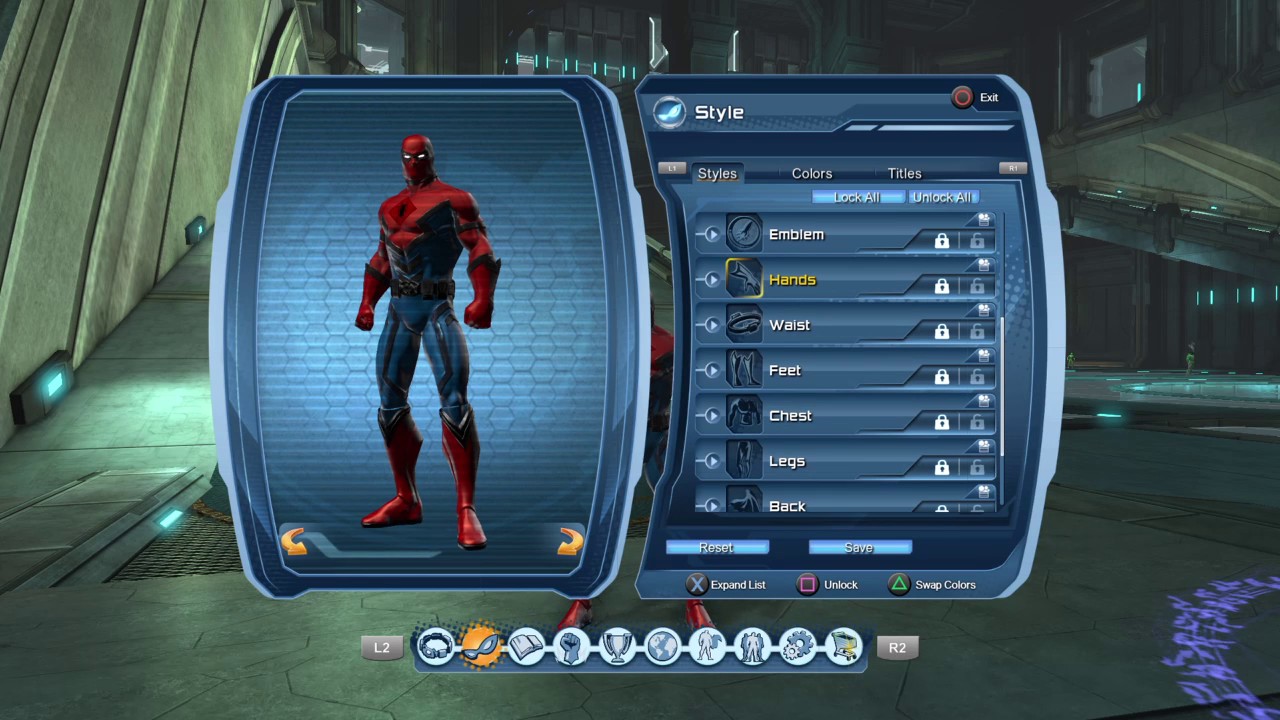 Dcuo Spiderman style (Civil War) - YouTube