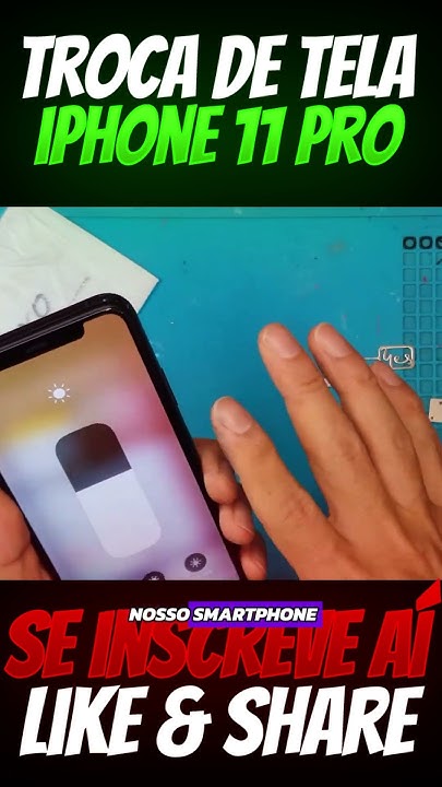 Celular iPhone 11 Pro com listras verdes na tela! COMO RESOLVER | Troca de Tela iPhone 11 Pro ...
