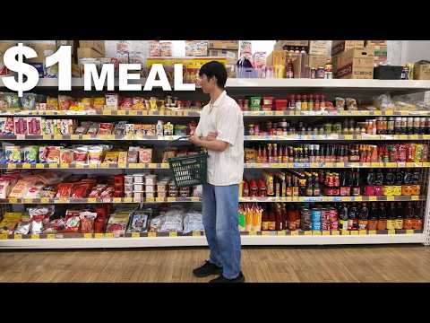 No Job in Japan｜$1 Meal Challenge for 7 Days