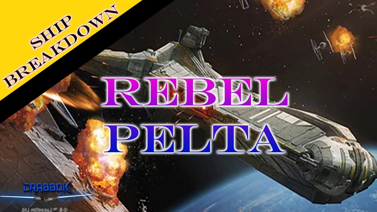 Star Wars Armada Ship Breakdown - Rebel Pelta (Phoenix Home) - YouTube