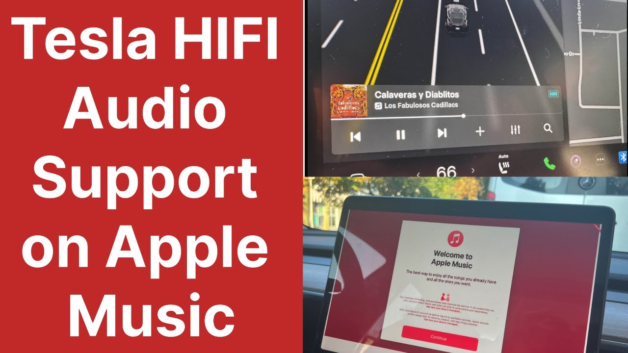 Tesla HIFI audio support on Apple Music - YouTube