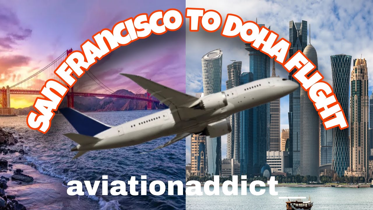 San francisco to Doha Non-stop flight ️ #sanfrancisco #doha #flight # ...