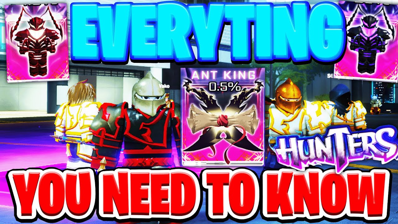 HUNTERS! Everything you need to know! Hunters Roblox GUIDE! CODES, RANK ...