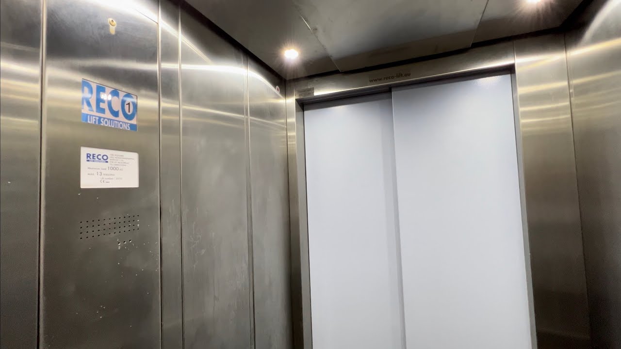 2015 RECO MRL Traction Elevator @ Johannelund Subway Station, Vällingby, Sweden. - YouTube