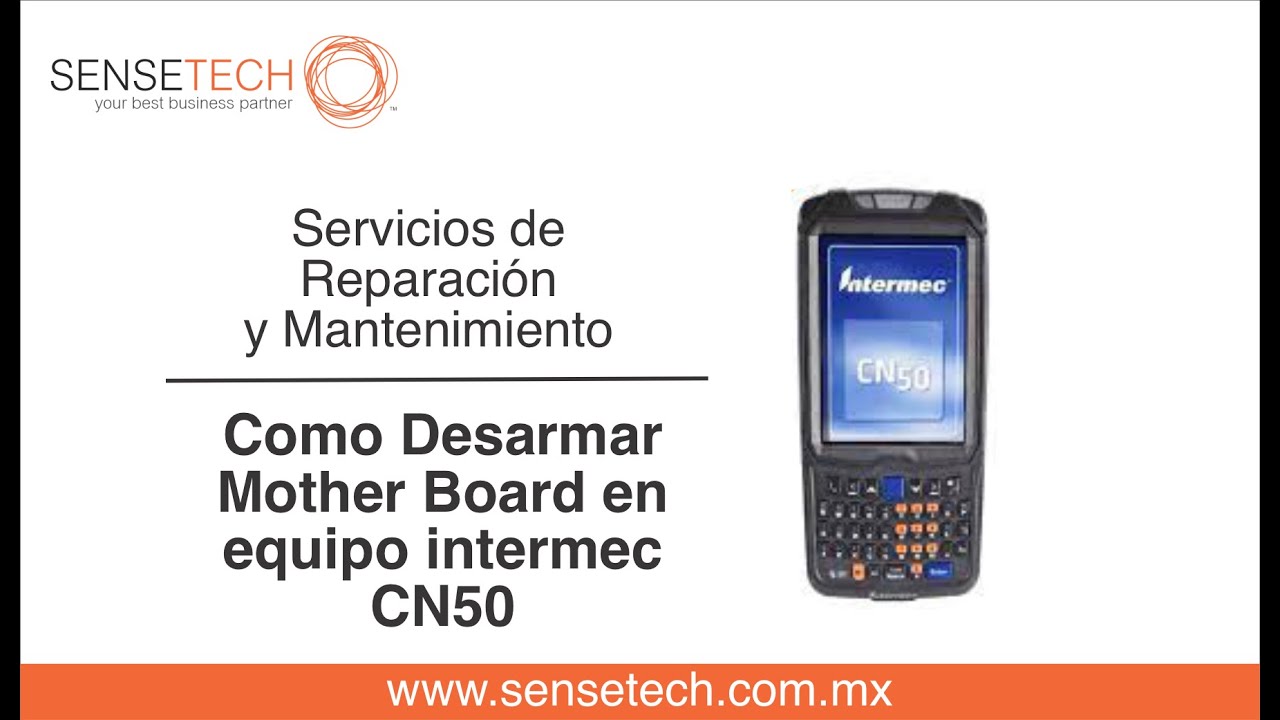 Paso a paso como desarmar Mother board Intermec CN50 - YouTube