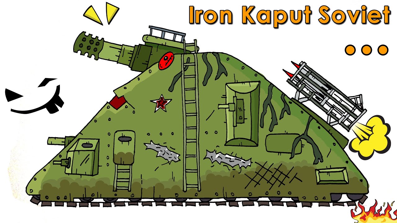 Cara Menggambar Tank Iron Kaput Soviet [Gerand] - Kartun tentang Tank ...