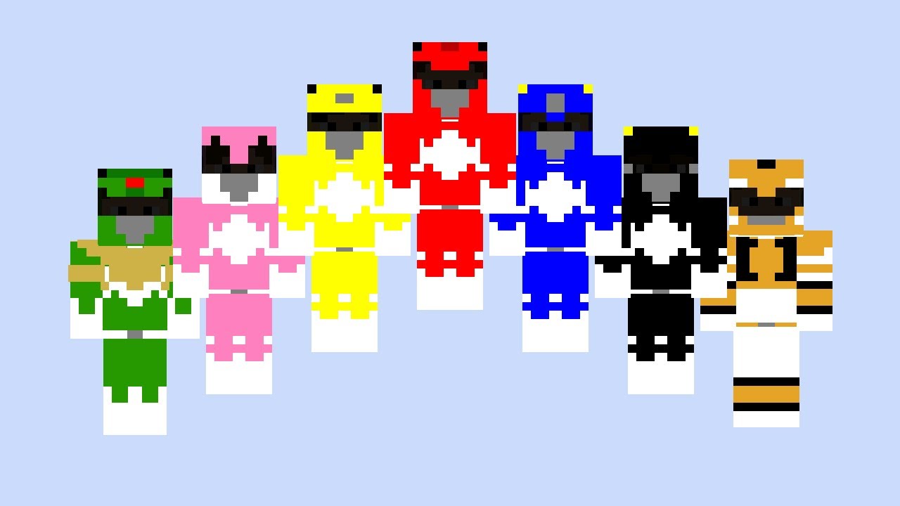 Minecraft 'Morphs' | Mighty Morphin' Power Rangers | Minecraft Skin ...
