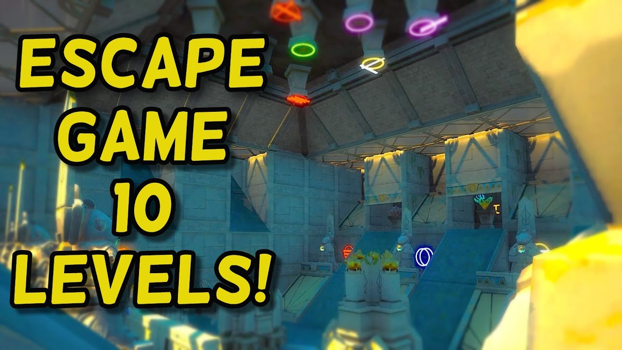 ESCAPE GAME 10 LEVELS! - Easy, Medium & HARD! (Creative w/ Nightz ...
