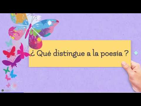 La poesía. Su rima y sus partes - YouTube