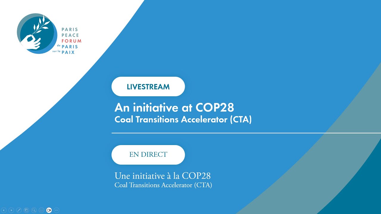 An initiative at COP28: Coal Transitions Accelerator (CTA) - YouTube