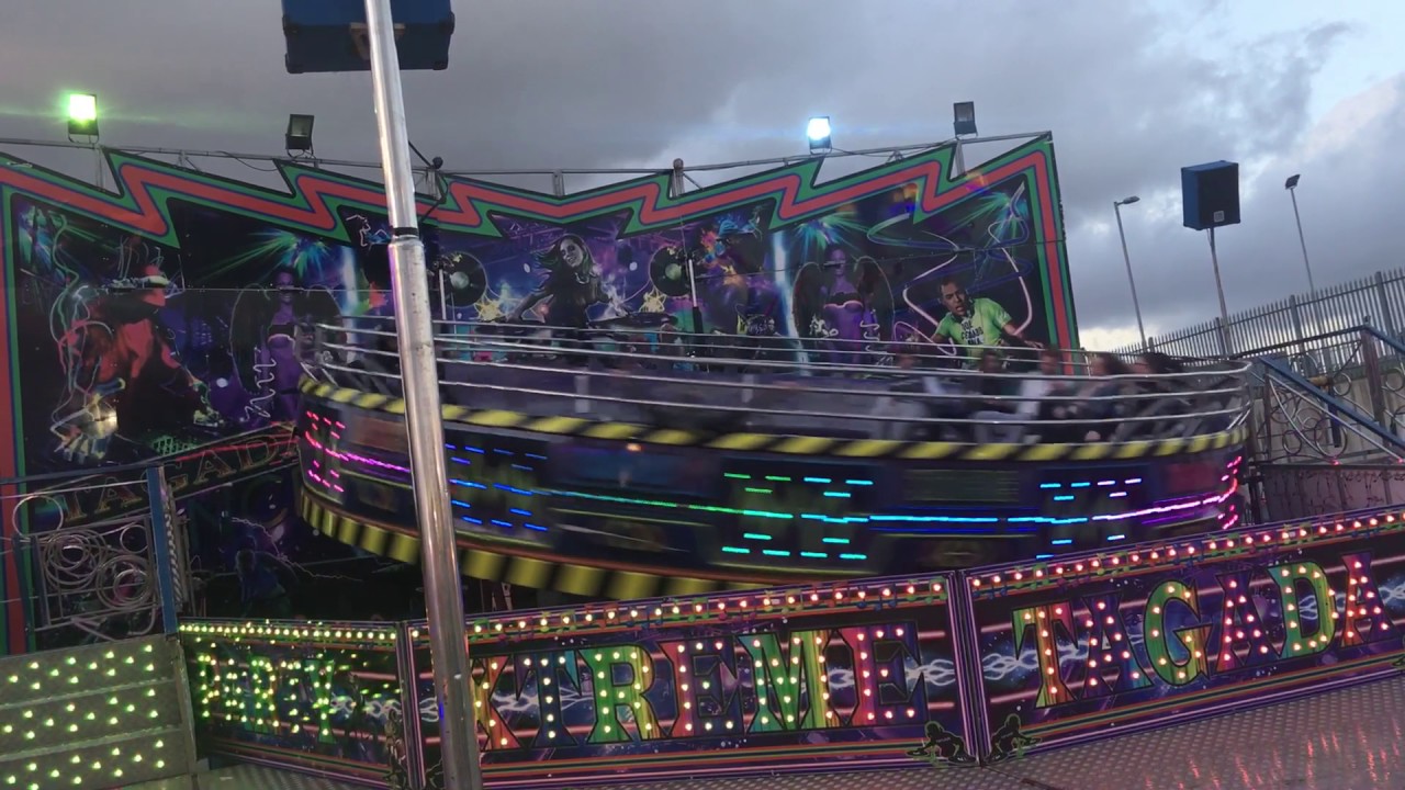Cubbins tagada off ride Castletown funfair 2017 - YouTube