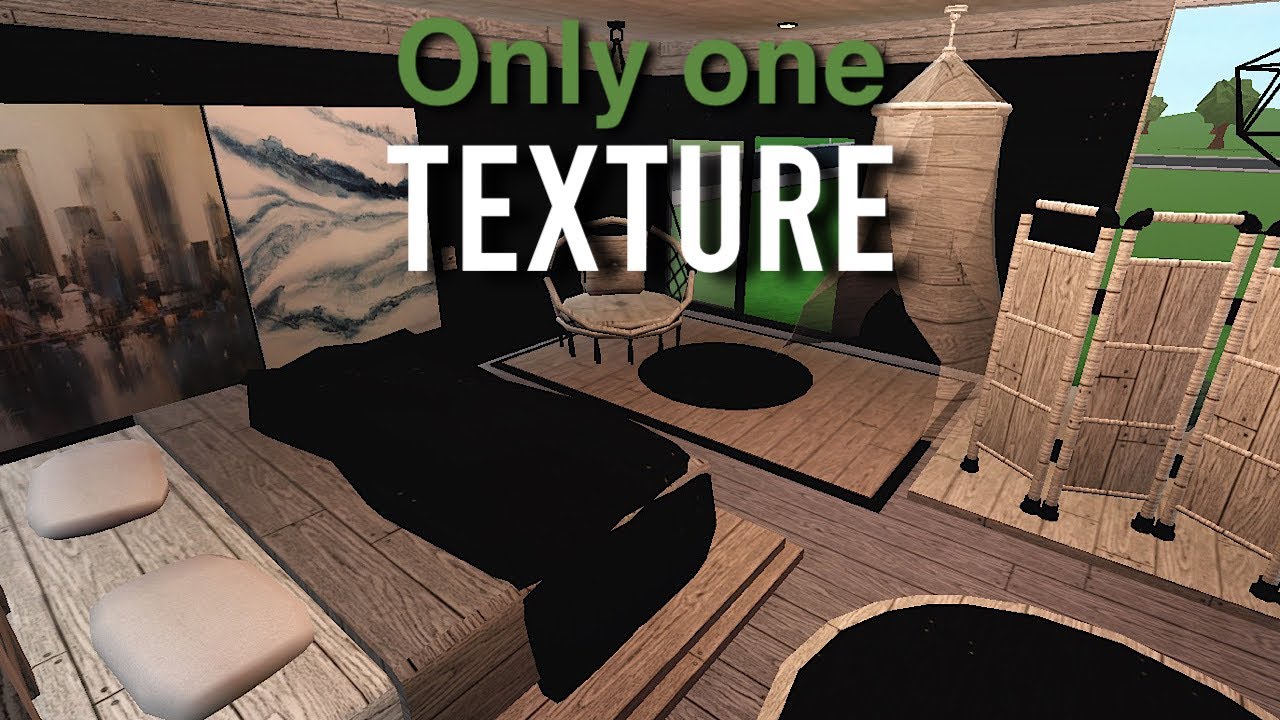 Building in Bloxburg but using only ONE texture!! - YouTube