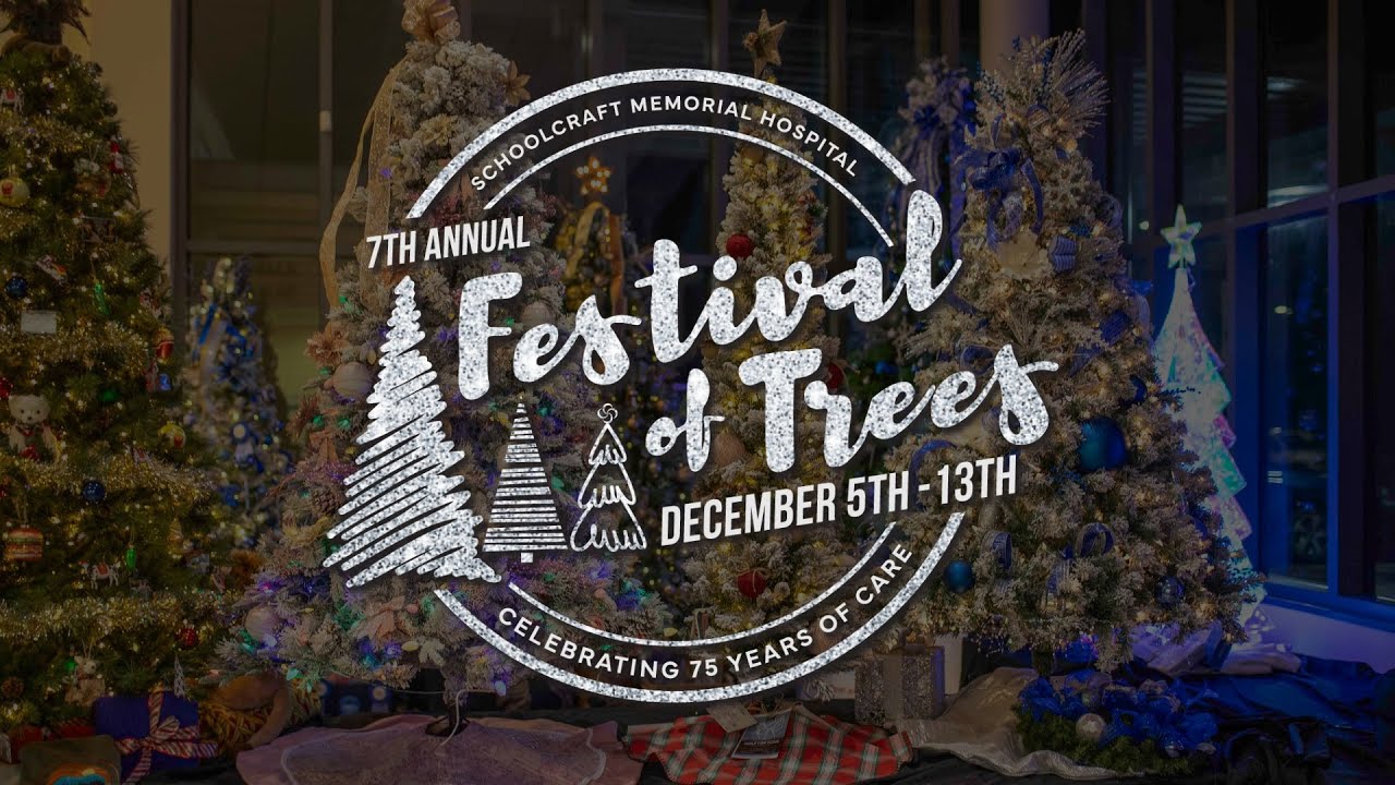 Schoolcraft Memorial Hospital 7th Annual Festival Of Trees - YouTube