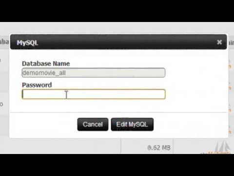 How to change a MySQL database password - OzeVision Web Hosting Tutorial - YouTube