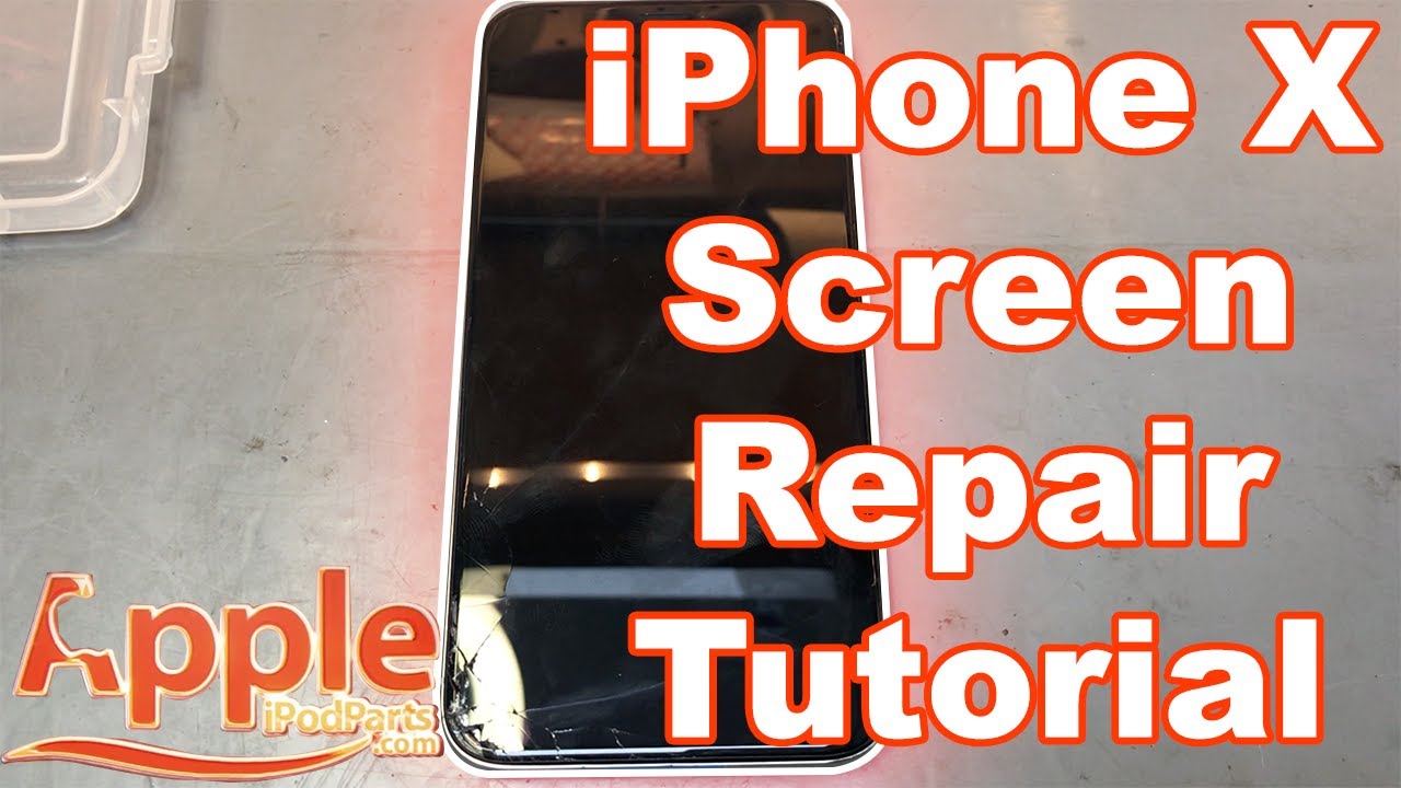 How To Replace Apple iPhone X 10 Screen Digitizer Guide Tutorial - YouTube