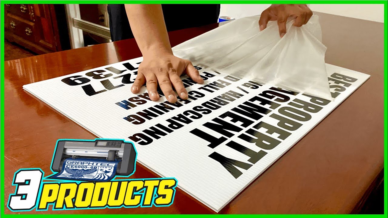 Projects made with a vinyl cutter - YouTube